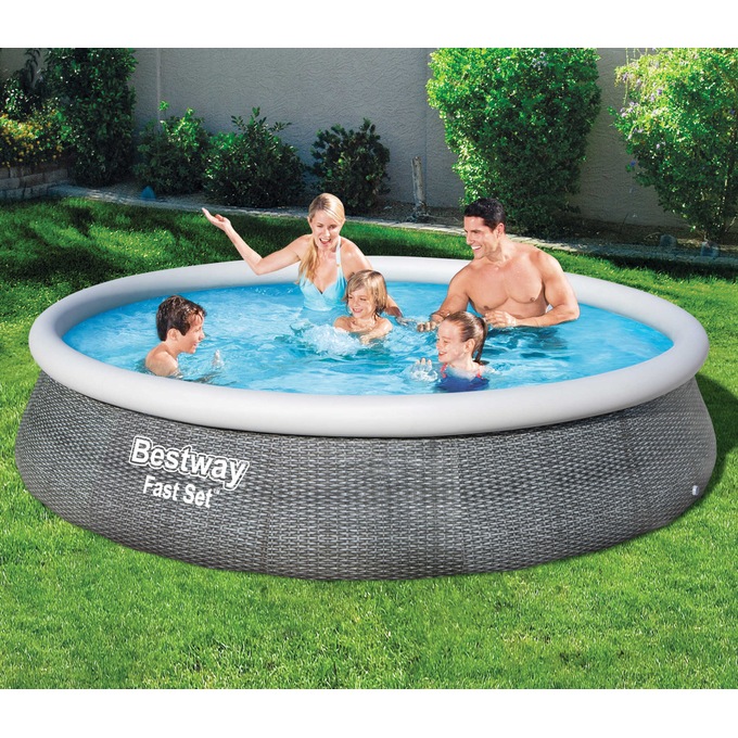 Bestway Fast Set Rattan Pool | Seventh Avenue