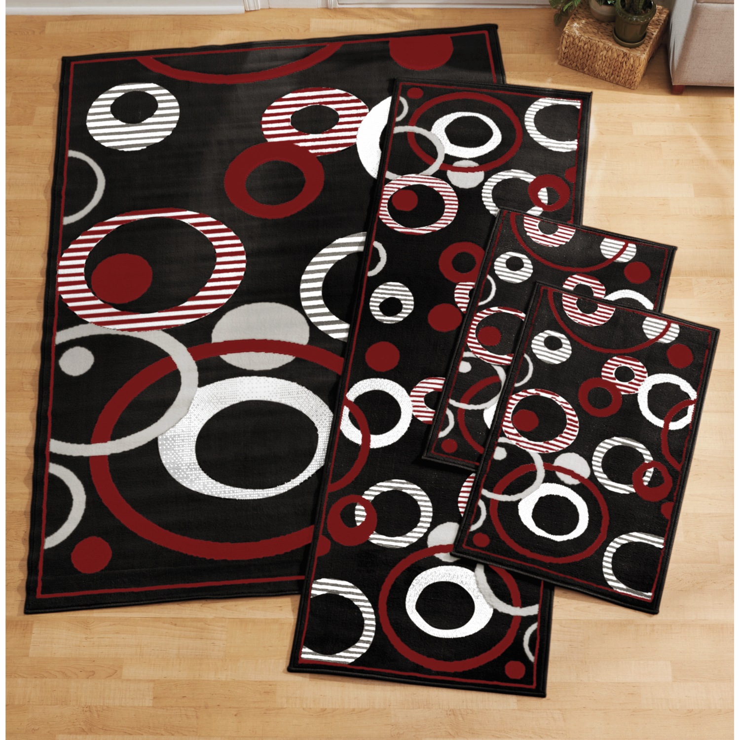 Geo Rings Rug Set | Seventh Avenue