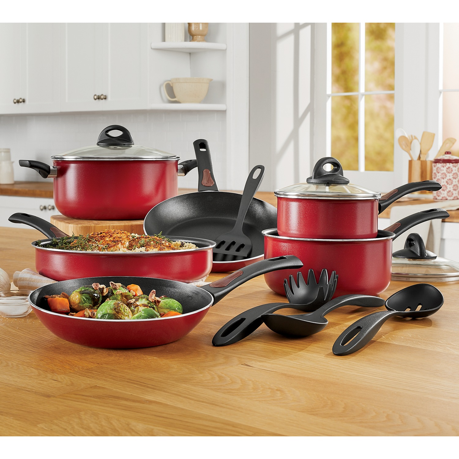 Tramontina 13-Piece Everyday Nonstick Cookware Set | Seventh Avenue