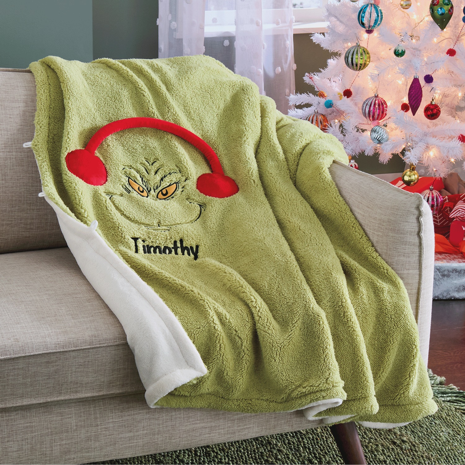 Grinch Throw | Seventh Avenue
