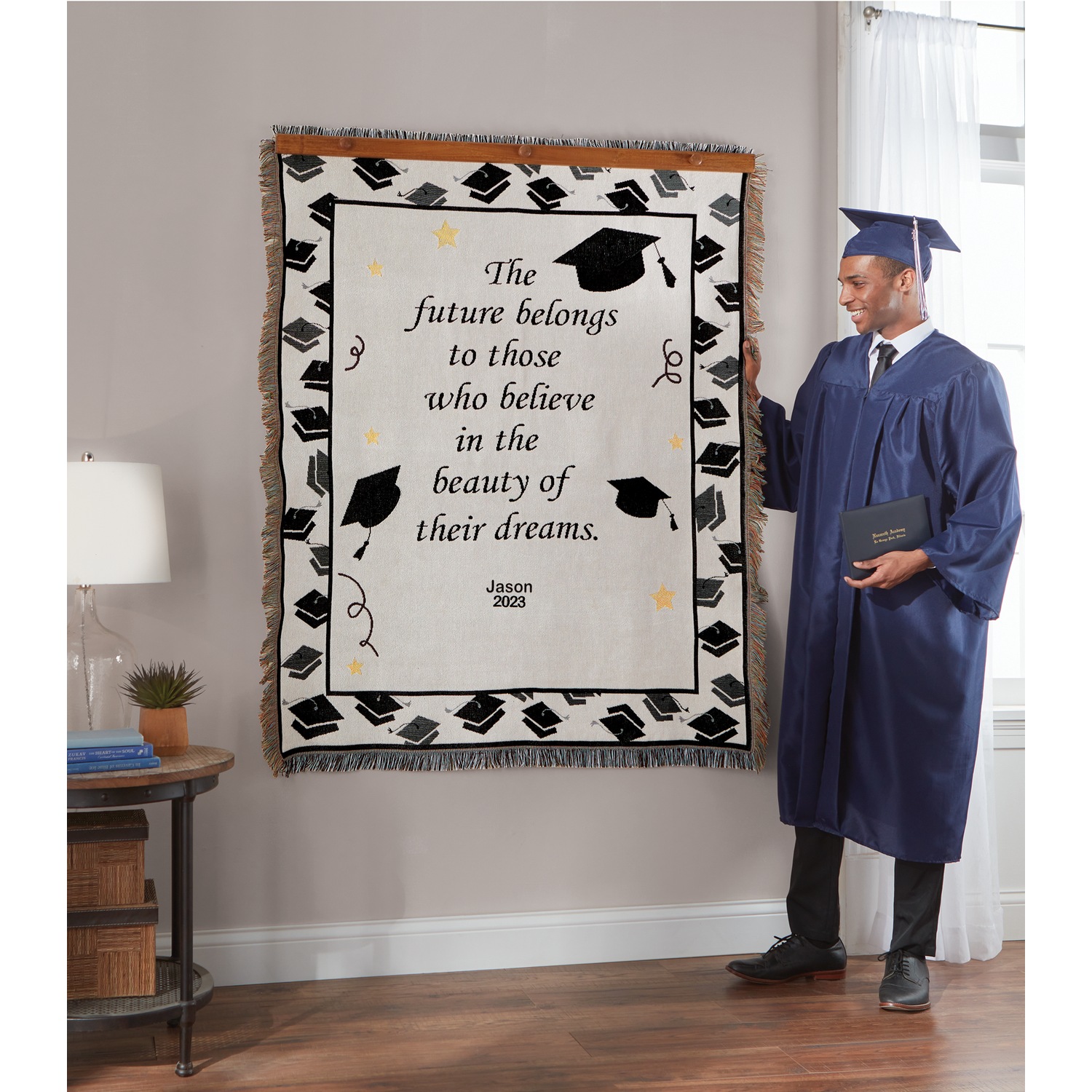 Graduation Throw | Seventh Avenue