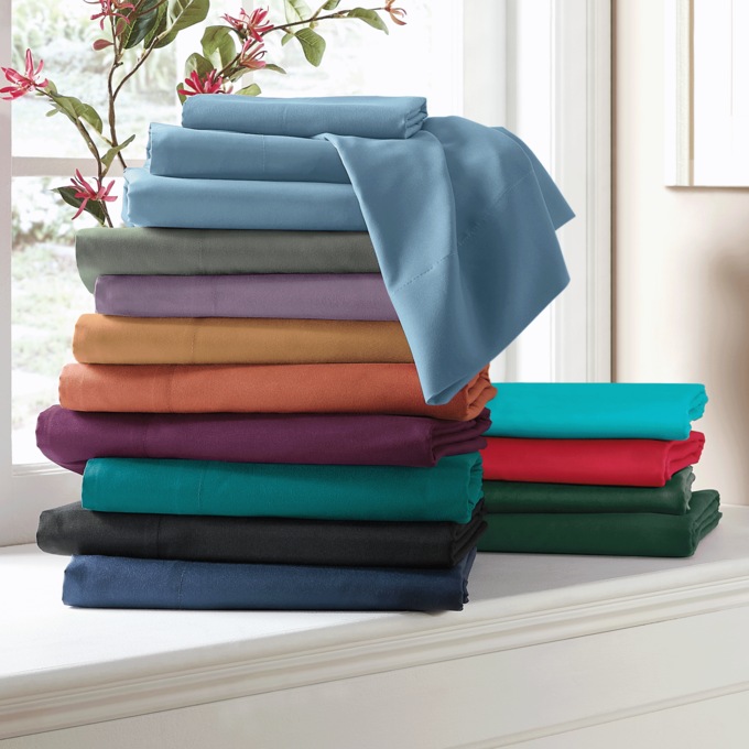 Color Connection Microfiber Sheet Set | Seventh Avenue