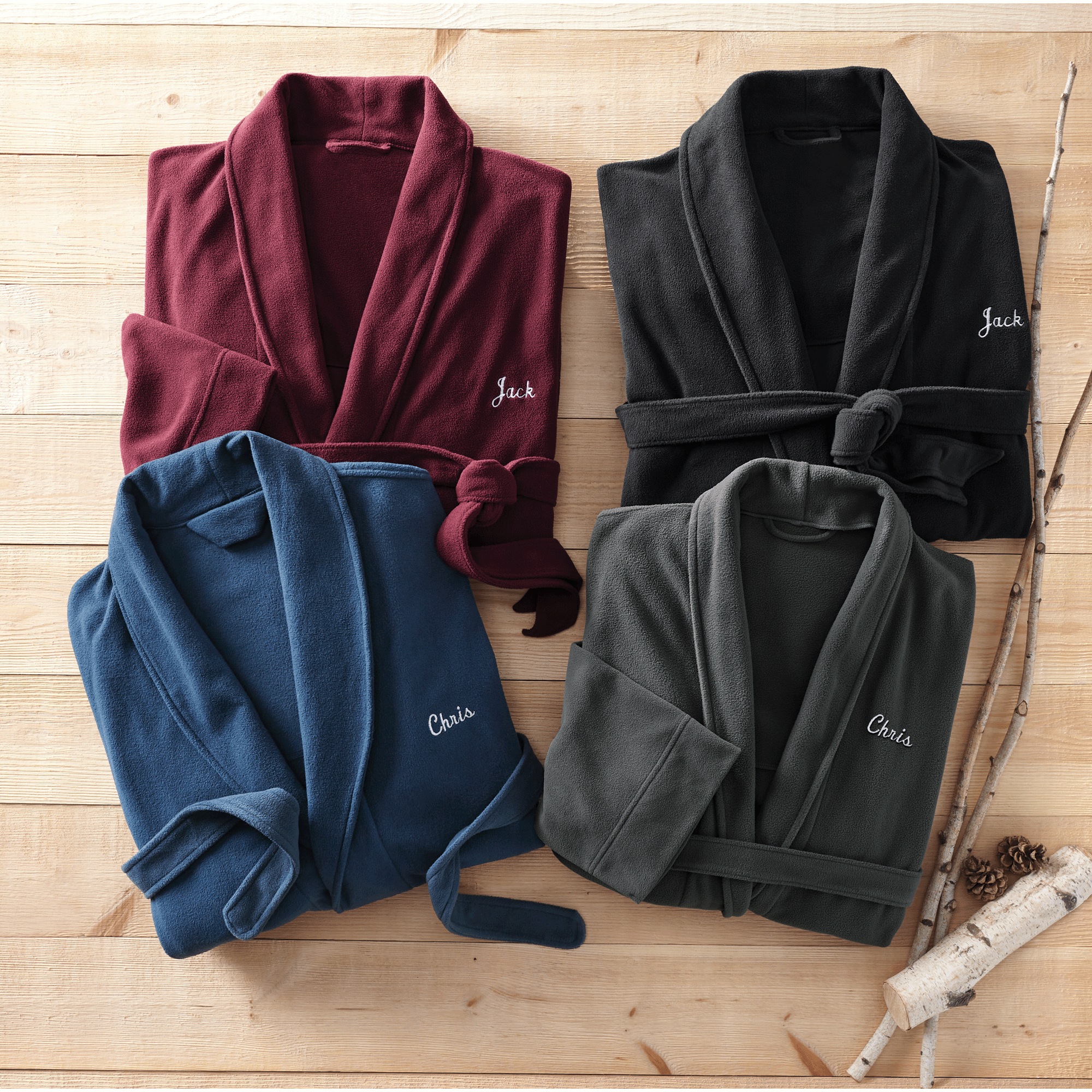 Personalized Fleece Robe | Seventh Avenue