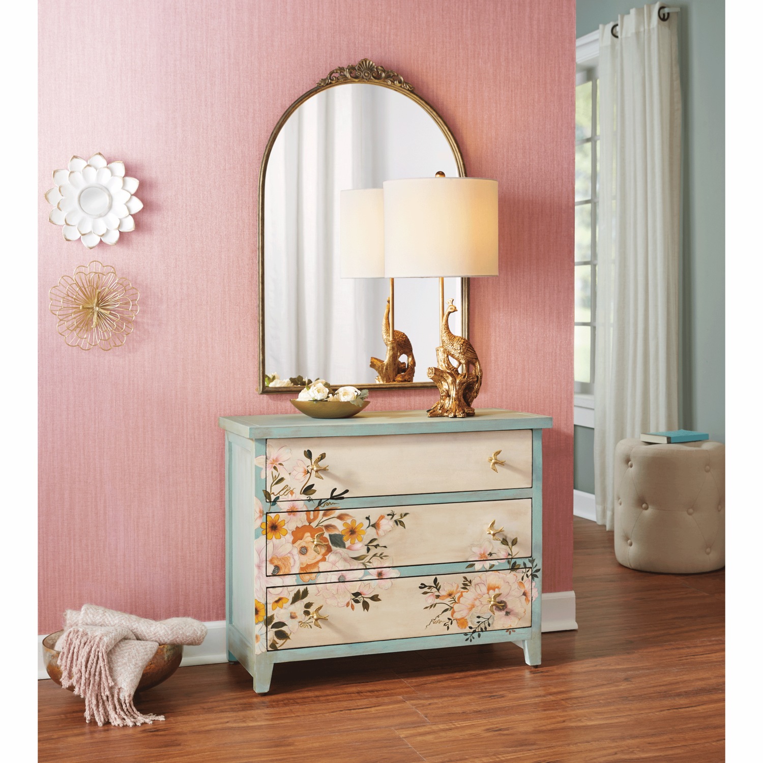 Spring Floral Cabinet | Seventh Avenue