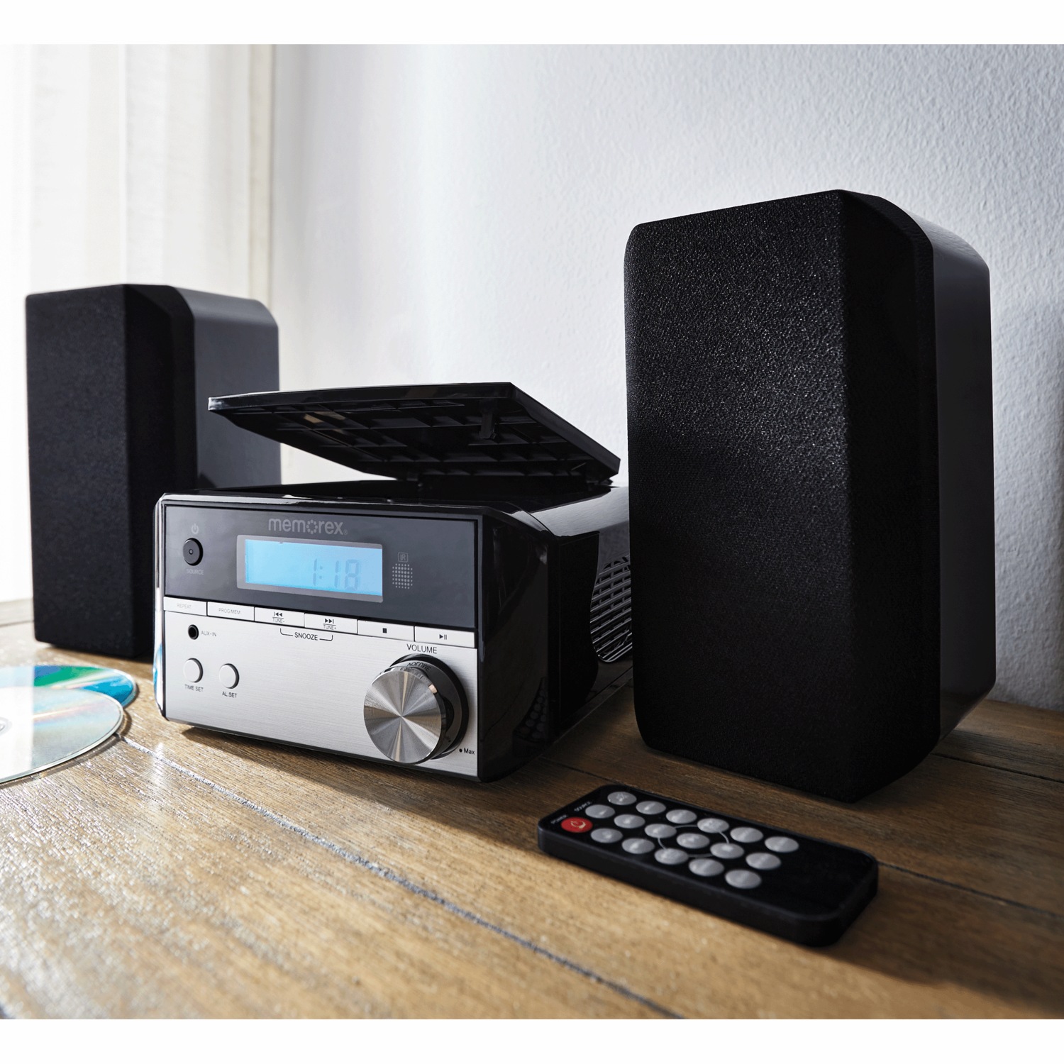Memorex CD Micro Music System with Radio & Bluetooth | Seventh Avenue