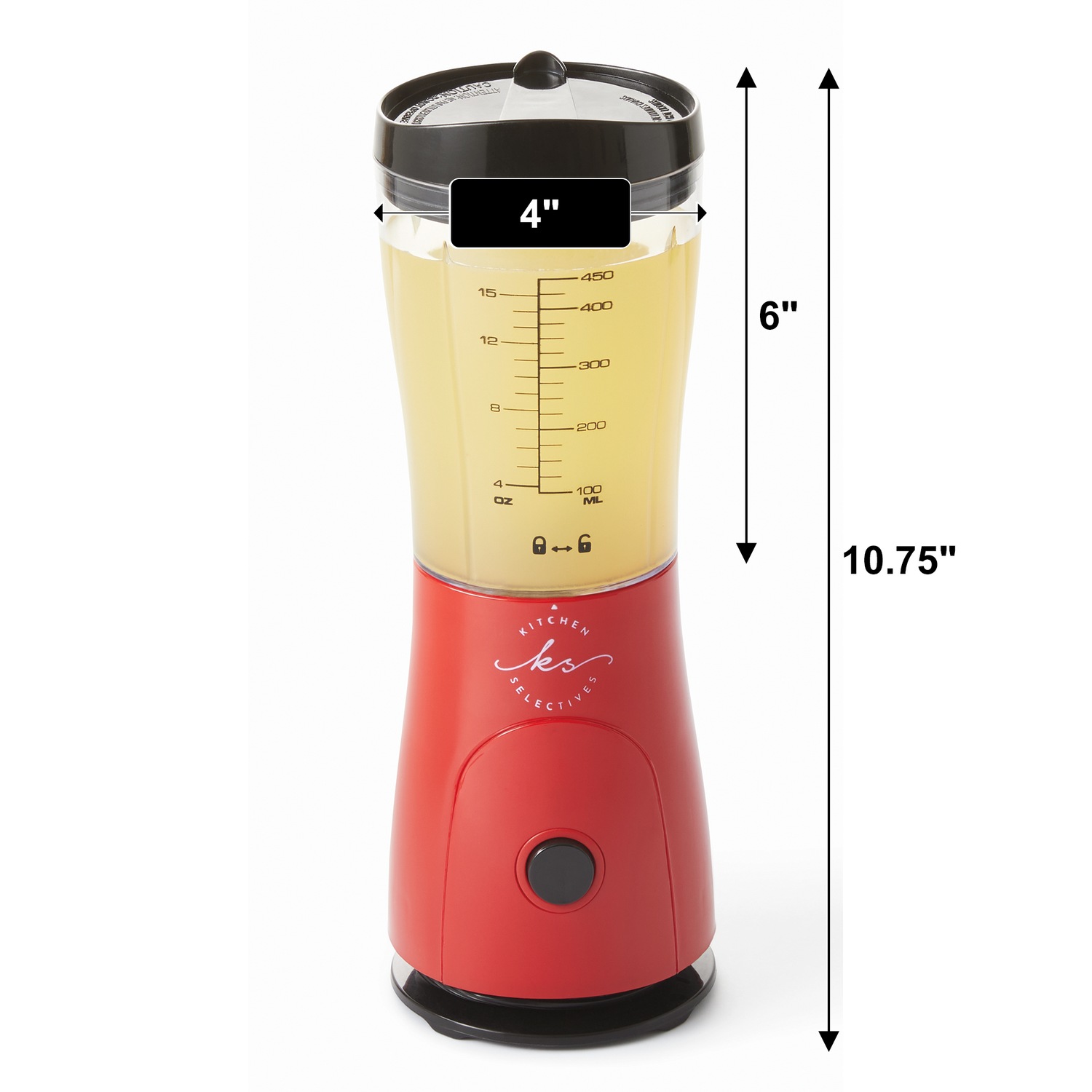 15-Ounce Kitchen Selectives Personal Blender with One-Touch Operation ...