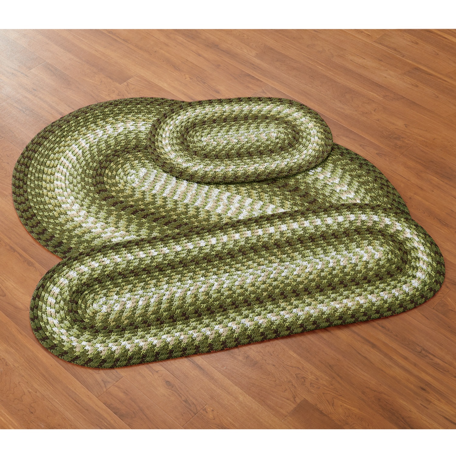 3-pc. Heritage Braided Indoor/Outdoor Rug Set | Seventh Avenue