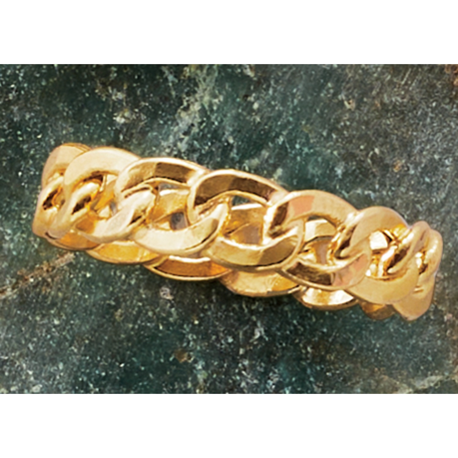 10K Gold Open Link Ring | Seventh Avenue