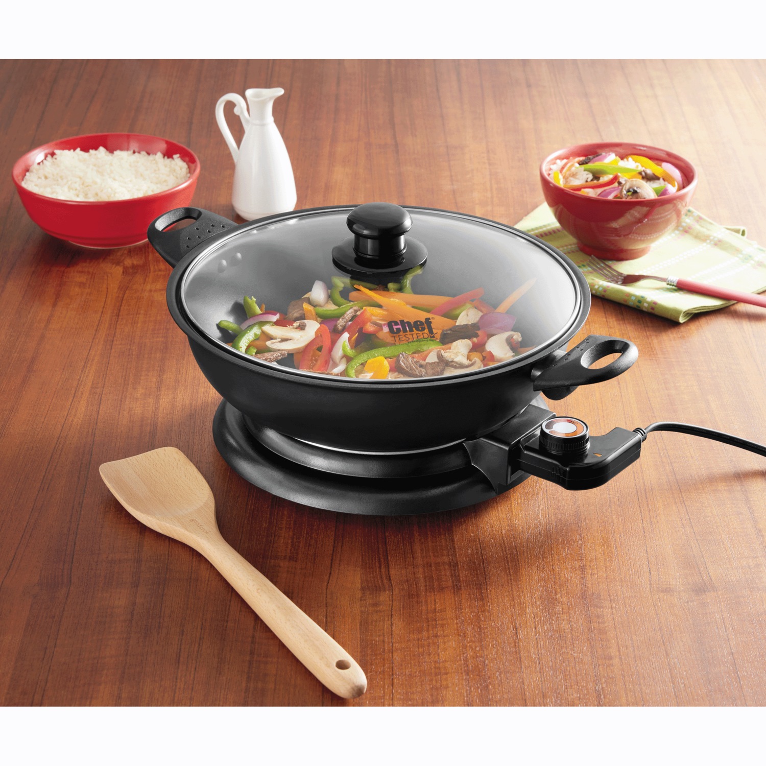 Chef Tested 4-qt. Electric Wok by Wards | Seventh Avenue