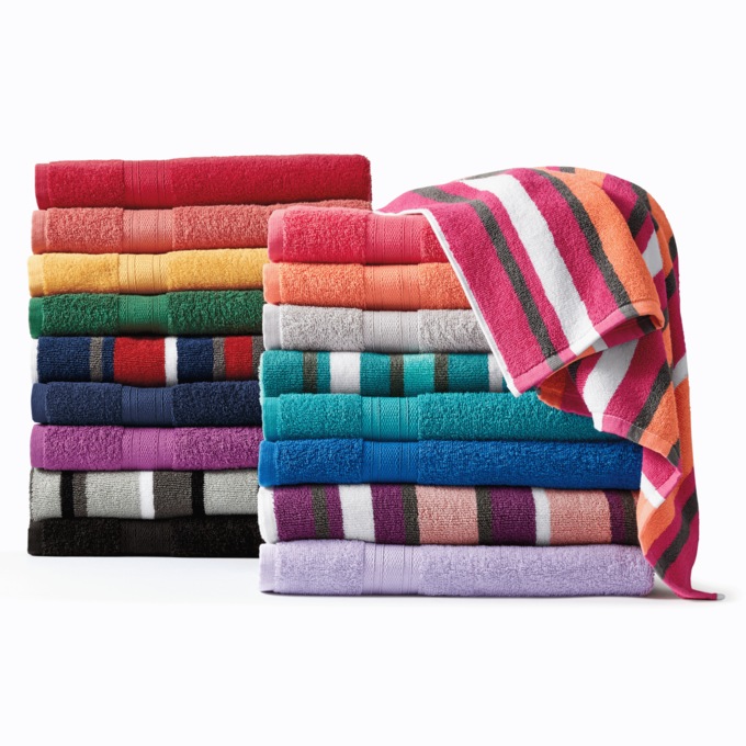 Color Connection Cotton Bath Towel Set, 8 Pieces | Seventh Avenue