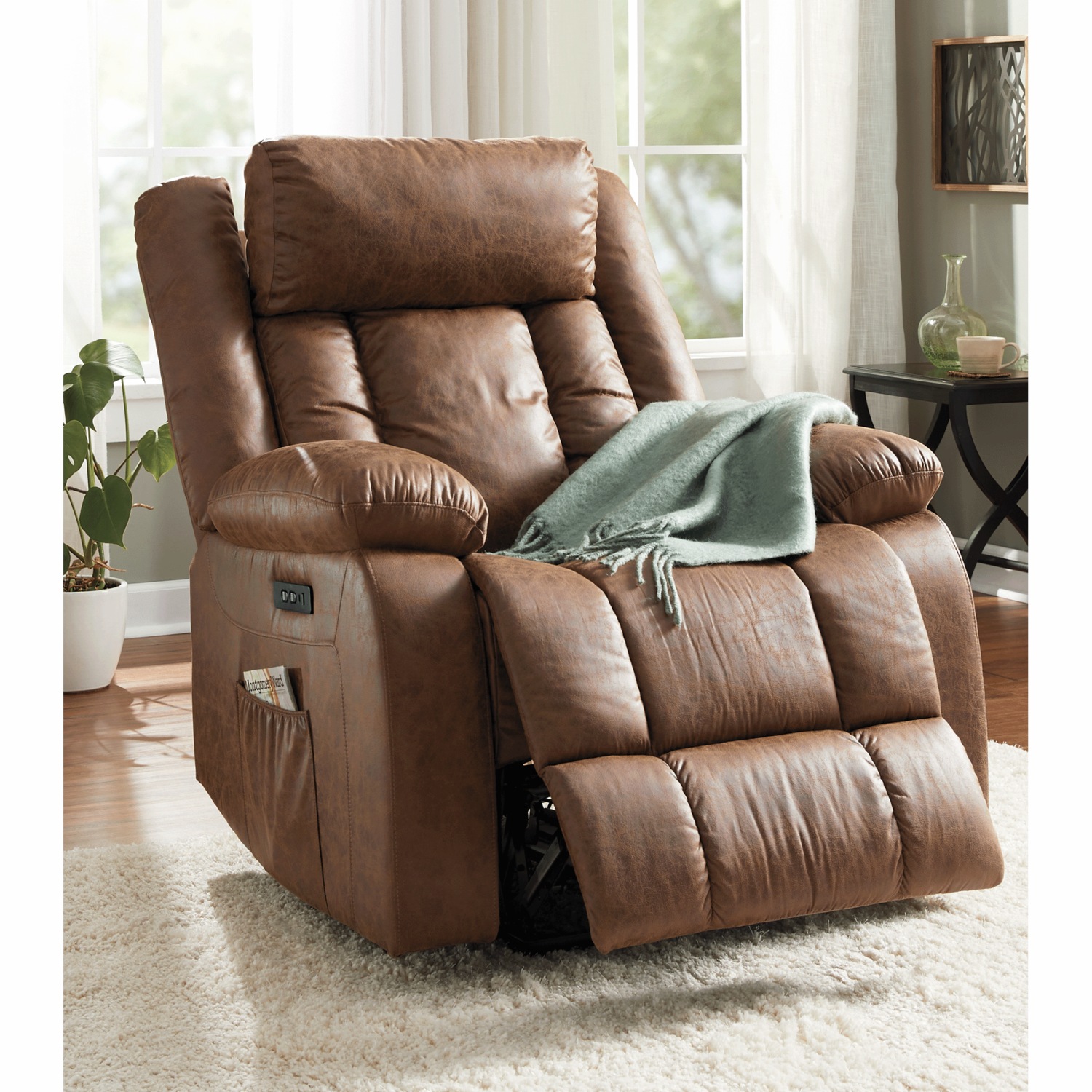 Powered-Headrest Recliner | Seventh Avenue
