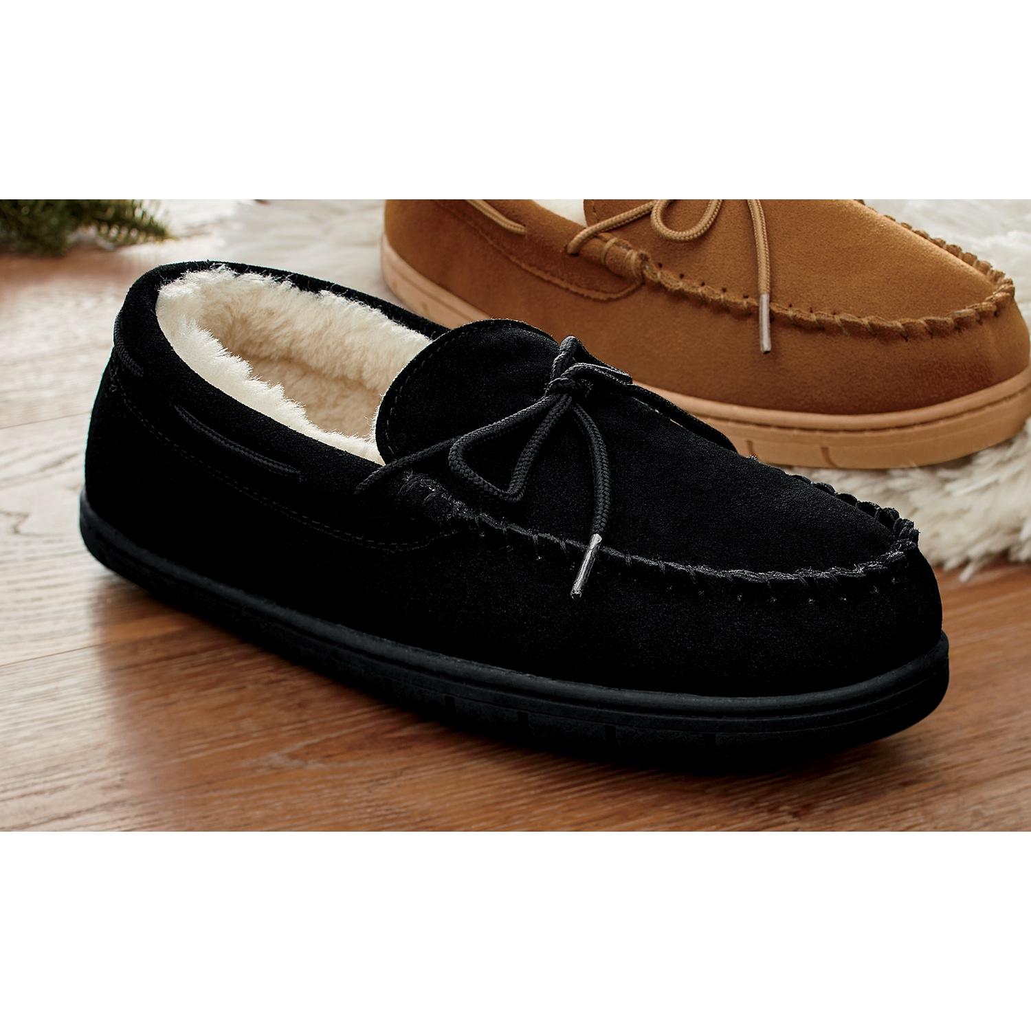 Men's Suede Moccasin | Seventh Avenue