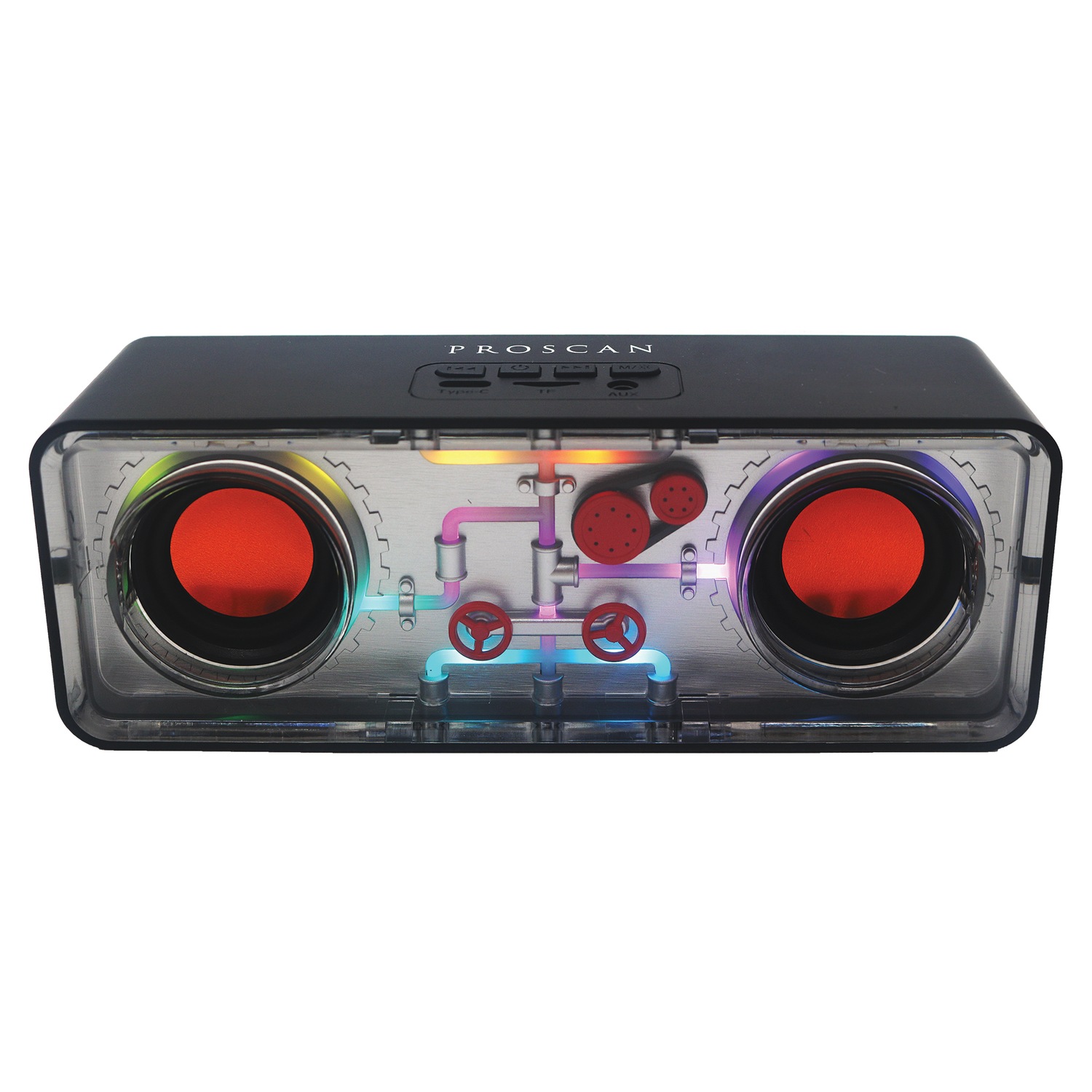 Proscan Transparent Light-Up Speaker with Bluetooth | Seventh Avenue