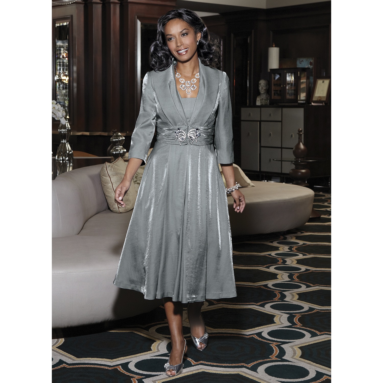 Elegant Jacket Dress | Seventh Avenue