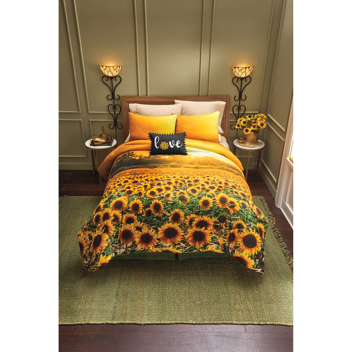 Sunflower Sunset Comforter Set | Seventh Avenue