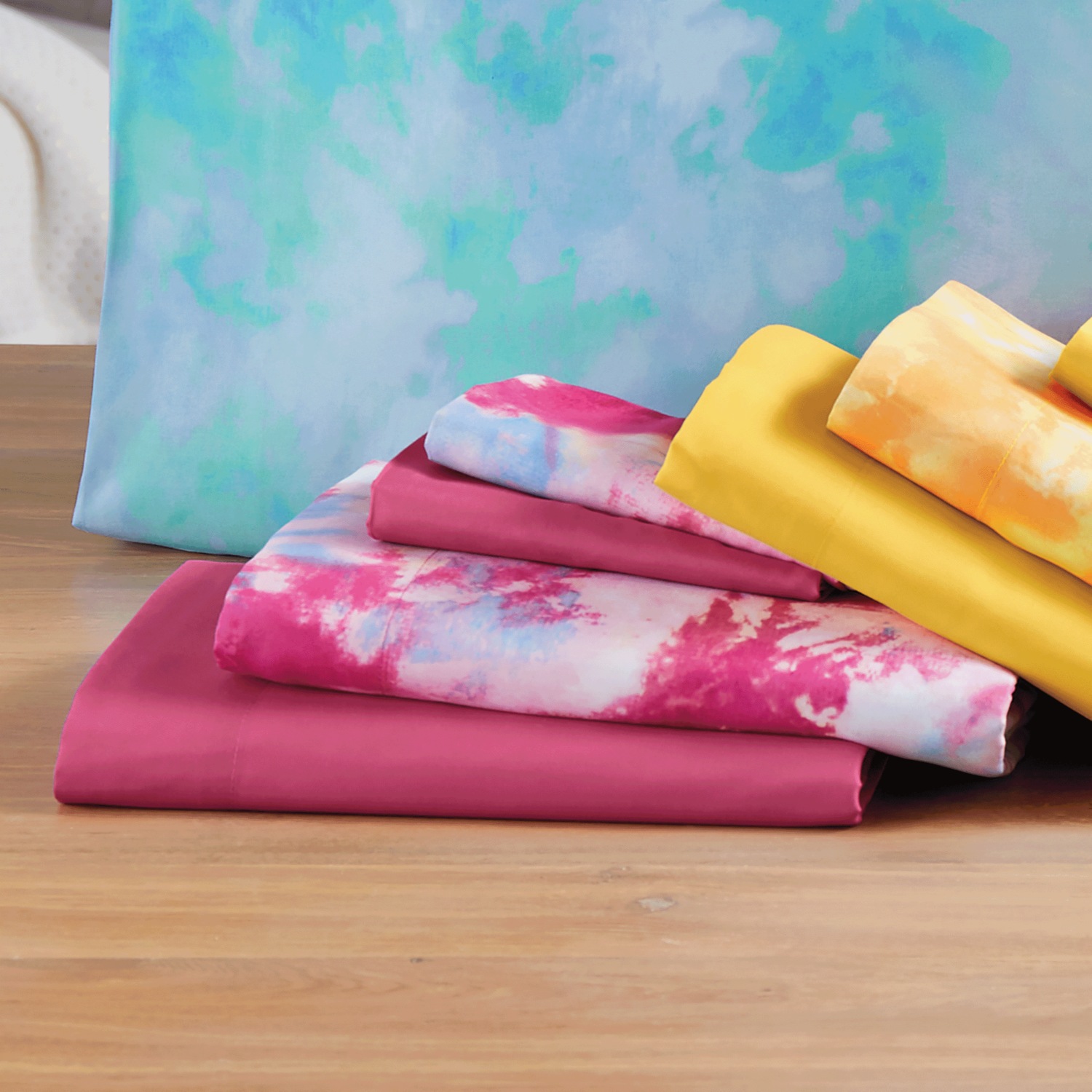 2-Pack Tie-Dye Microfiber Sheet Set | Seventh Avenue