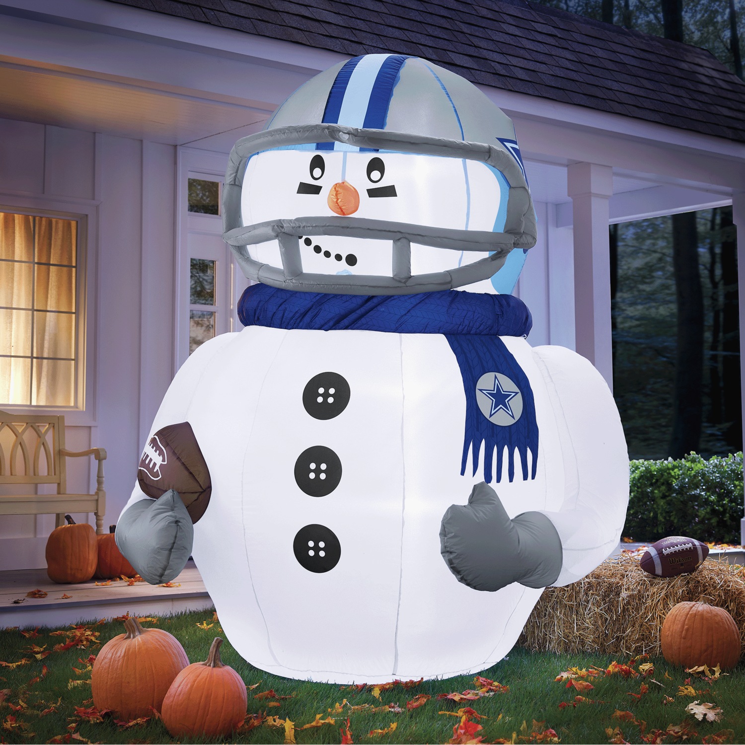 NFL Inflatable Snowman Player | Seventh Avenue