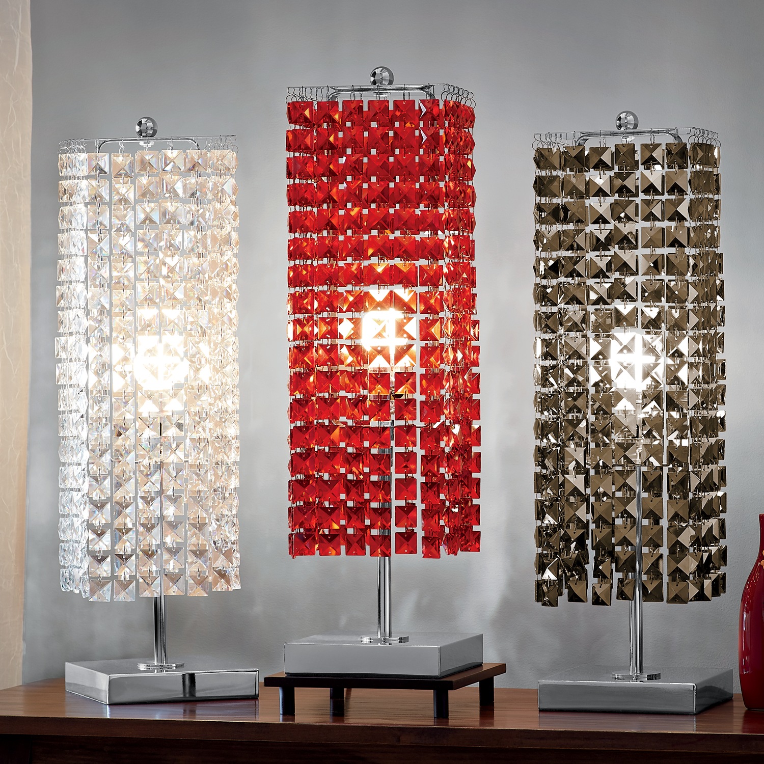 Dripping Crystal Table Lamp | Seventh Avenue