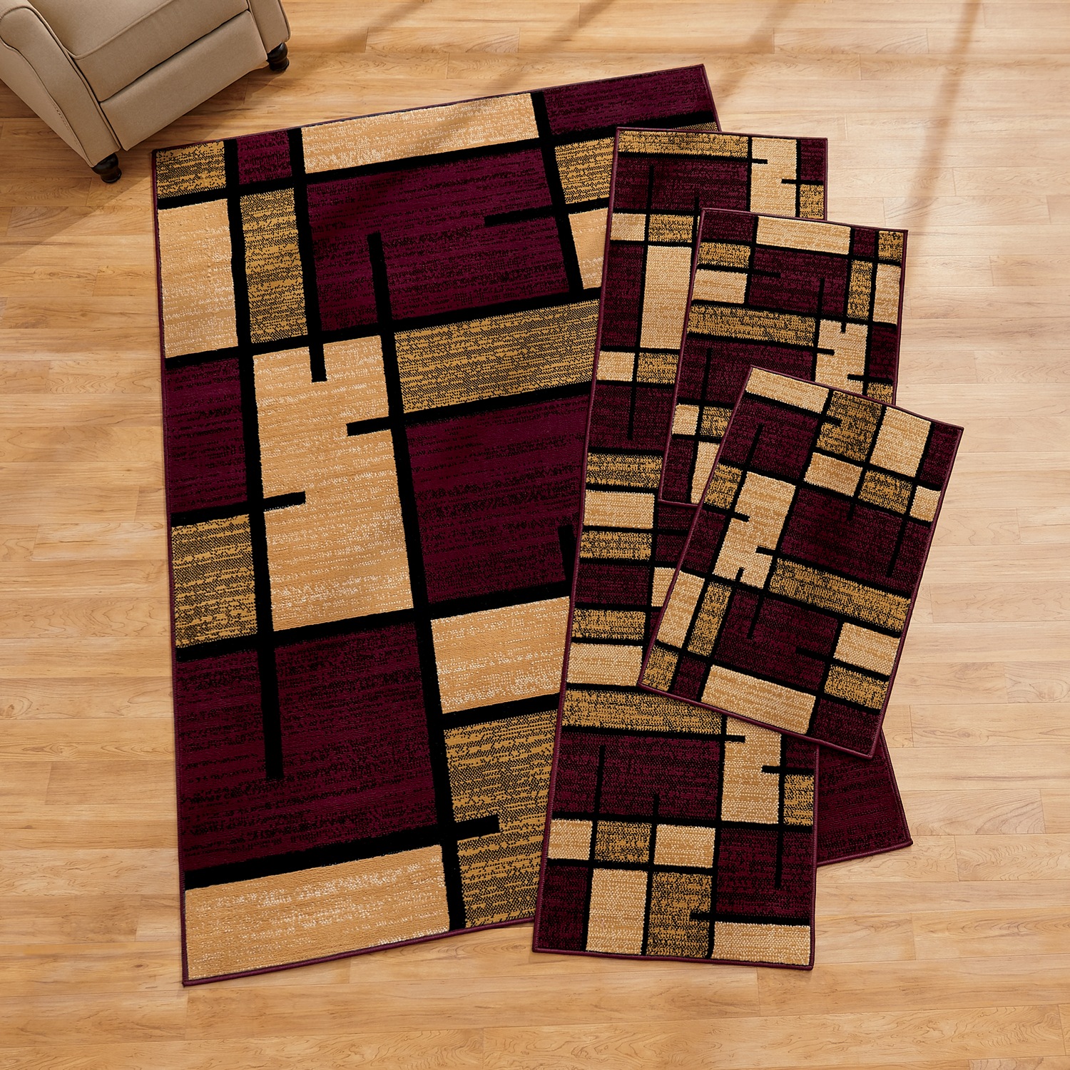 Gilmore 4-Piece Rug Set | Seventh Avenue