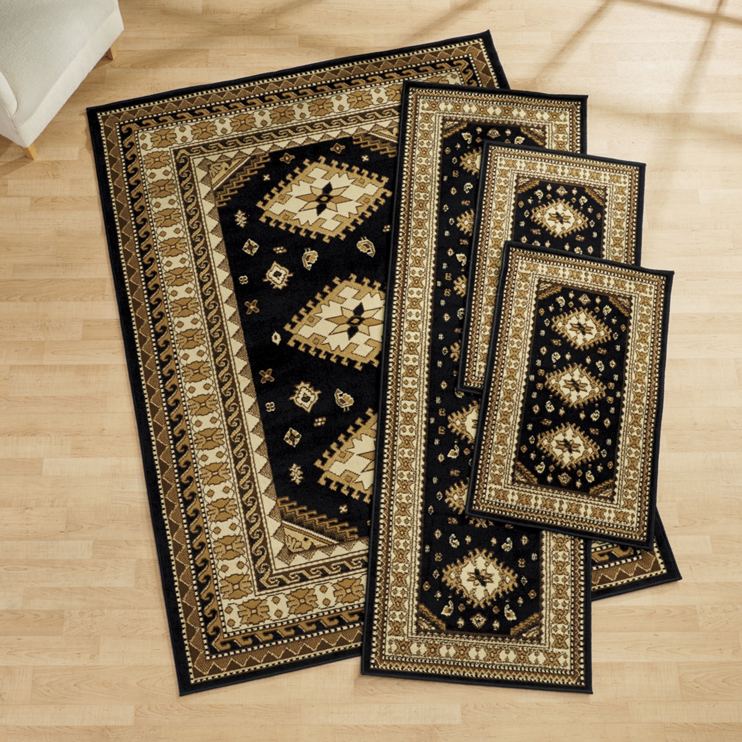 4-Piece Tres Rug Set | Seventh Avenue