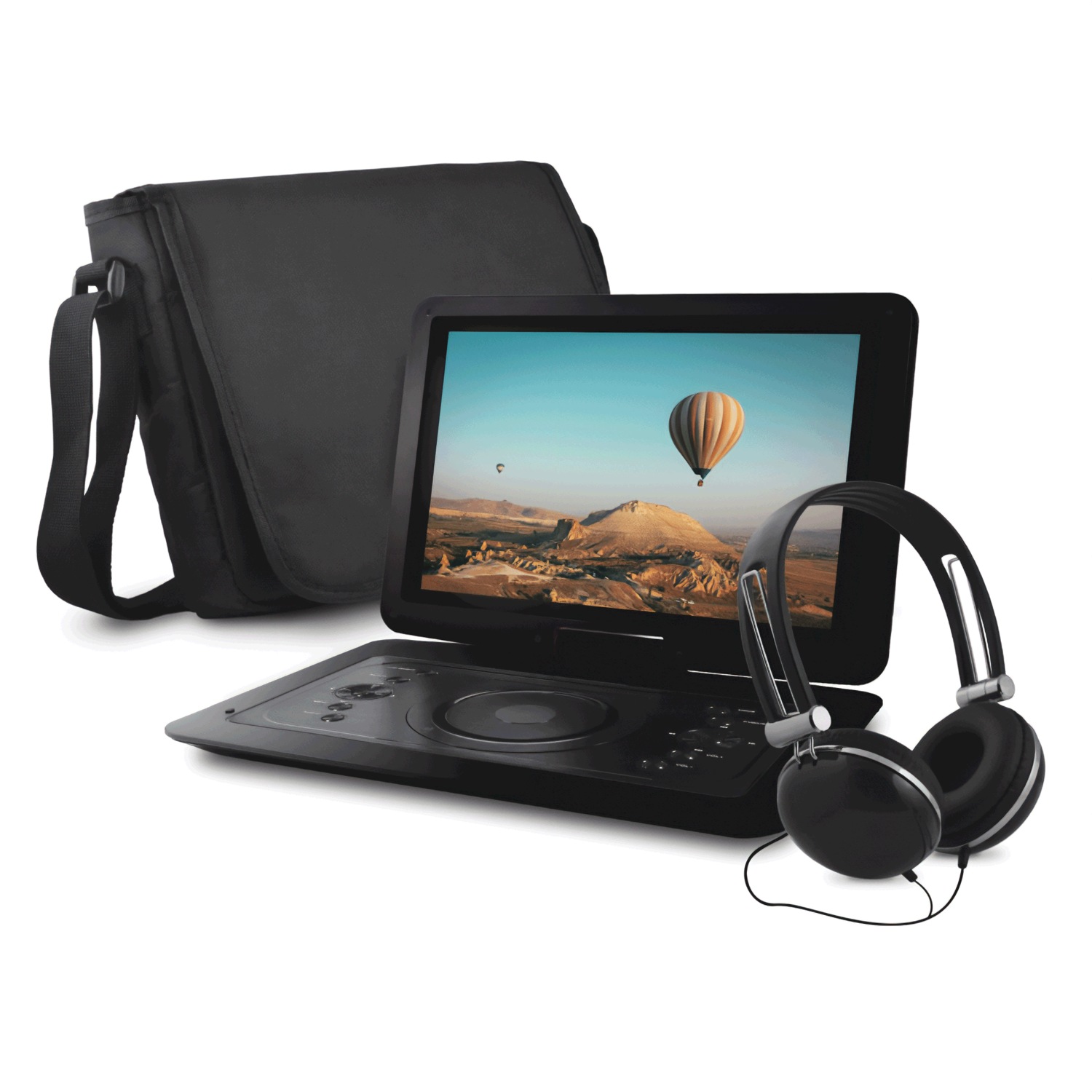 14.1" Portable DVD Player with Headphones | Seventh Avenue