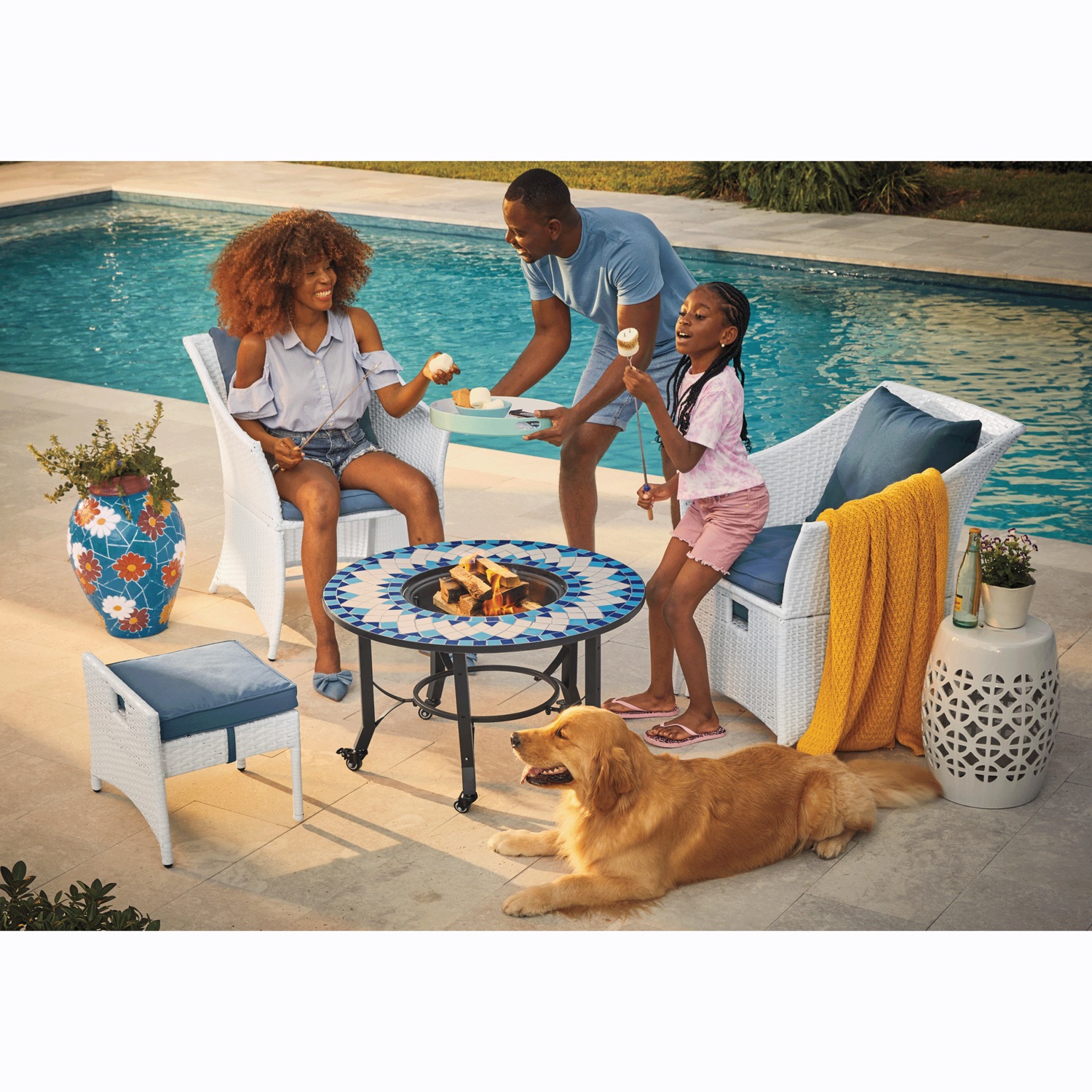 Chair with Ottoman | Seventh Avenue