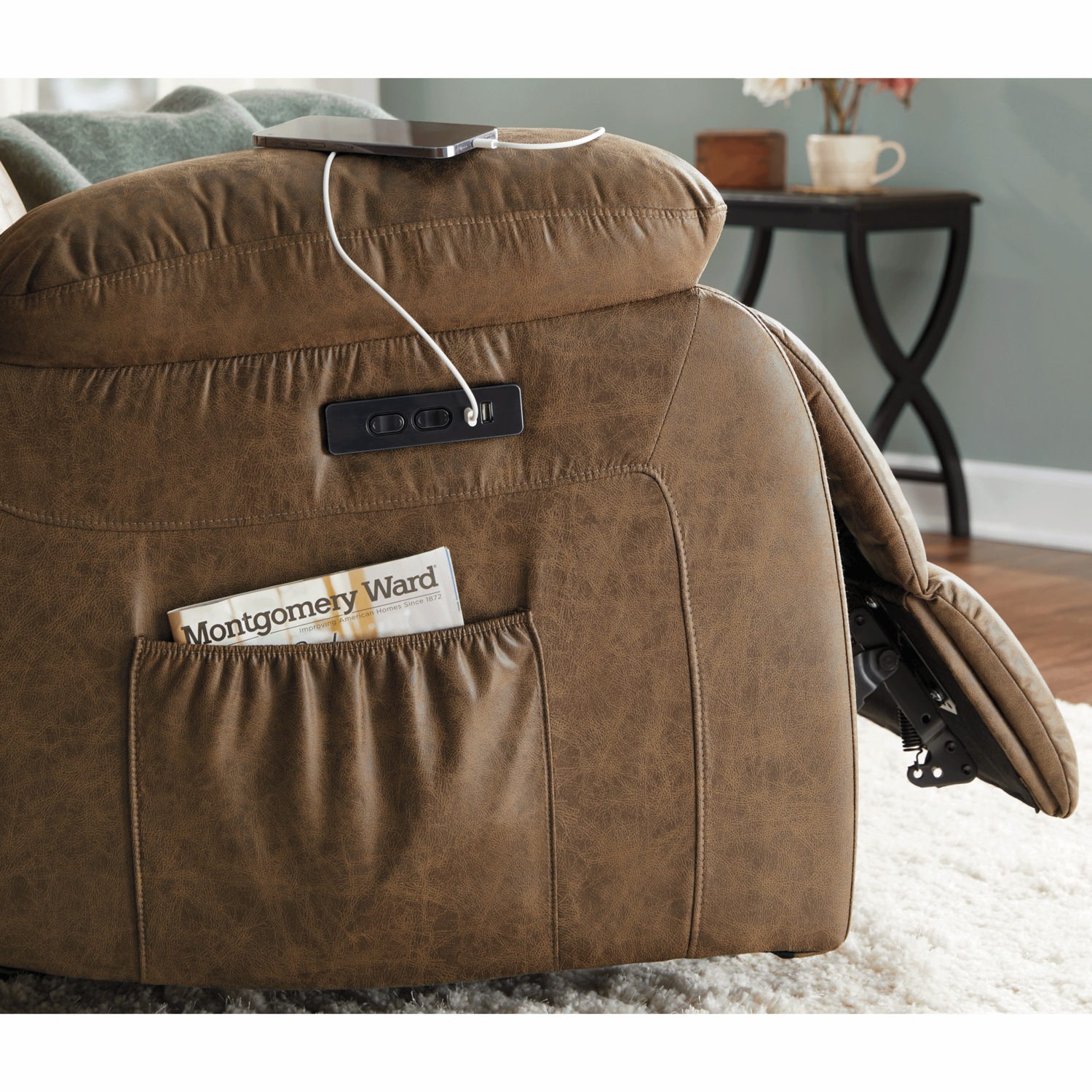 Powered-Headrest Recliner | Seventh Avenue