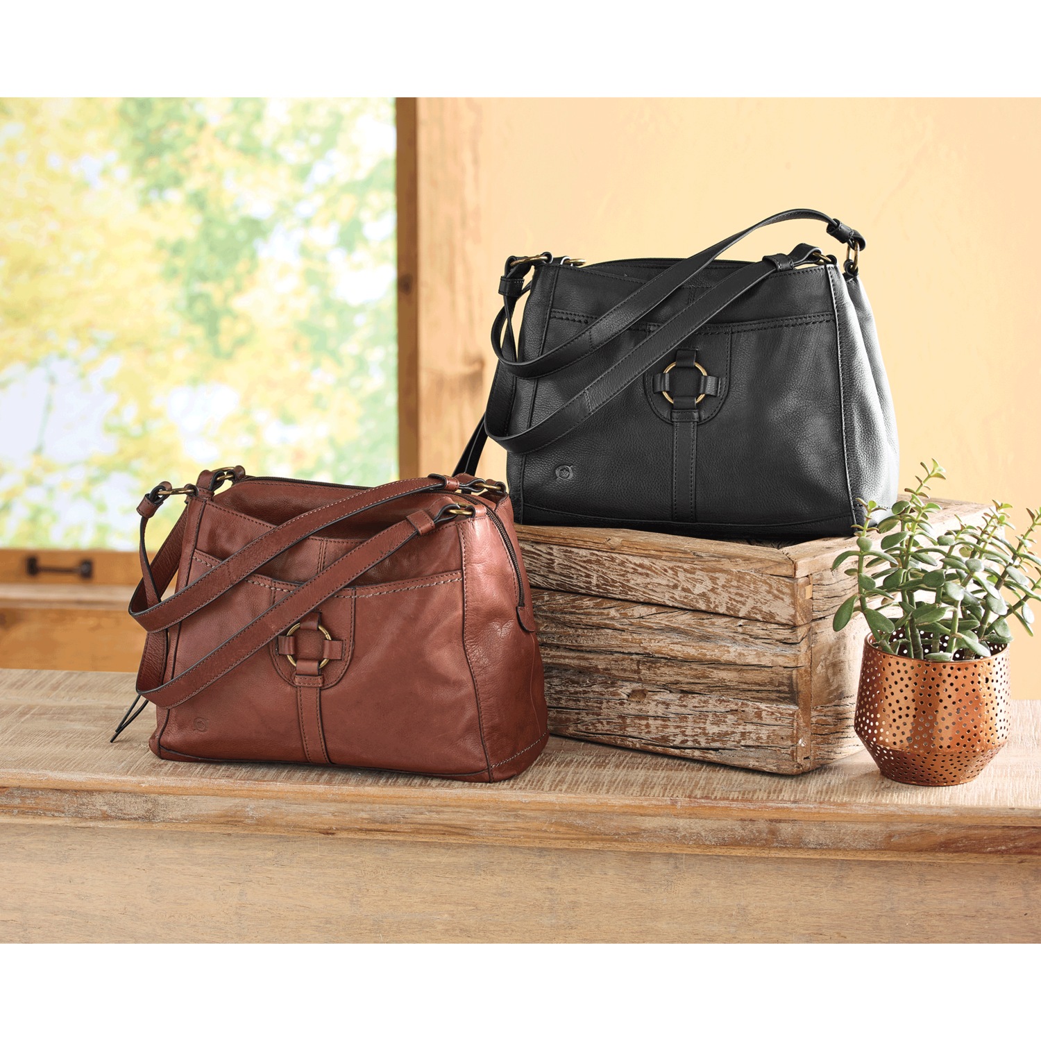 Born Conlan Leather Satchel | Seventh Avenue