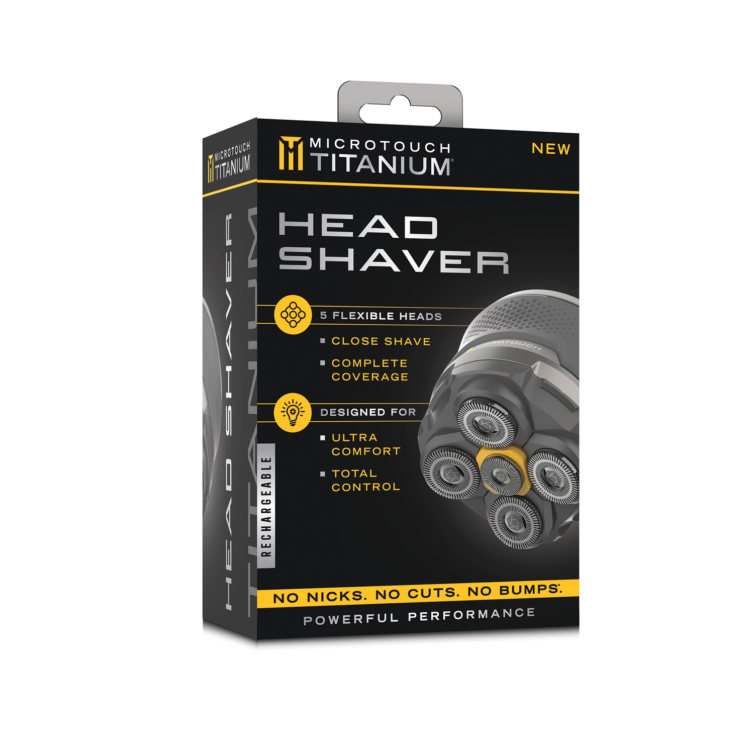 Microtouch Titanium Rechargeable Head Shaver | Seventh Avenue