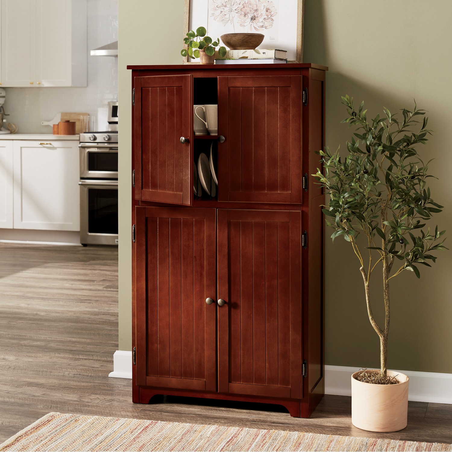 Westwick 4-Door Pantry Cabinet | Seventh Avenue