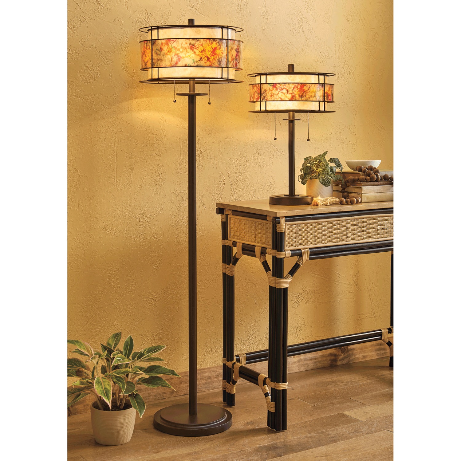 Iron Mica Lamps | Seventh Avenue