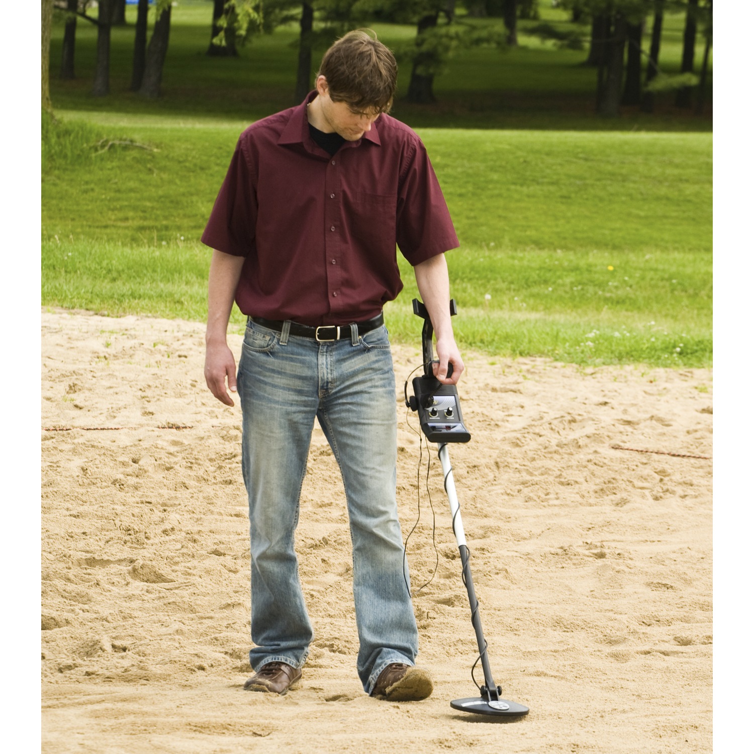 First Texas Bounty Hunter 'Gold Digger' Metal Detector with Headphones ...