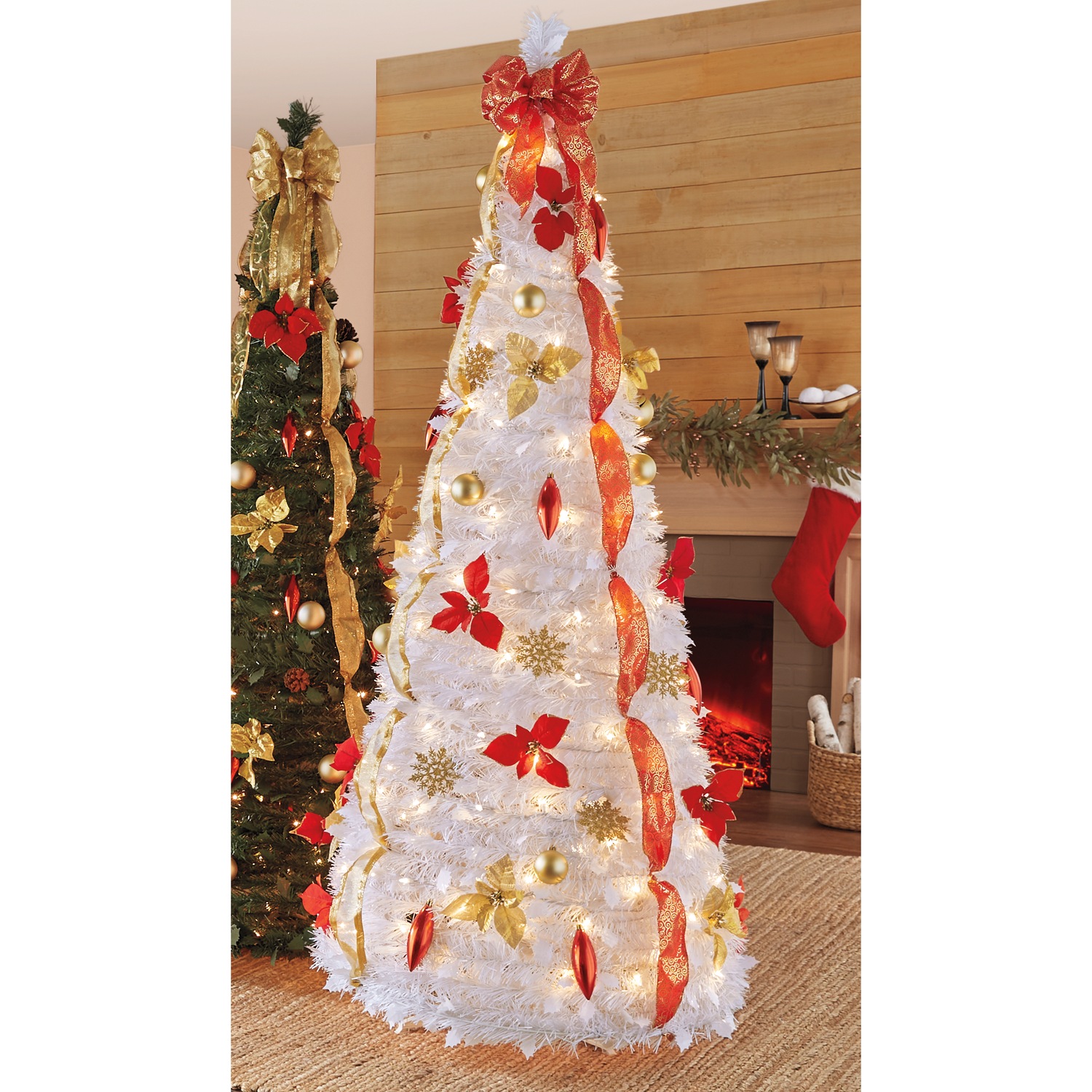 Holiday 6-Foot Pre-Lit Pop-Up Tree | Seventh Avenue