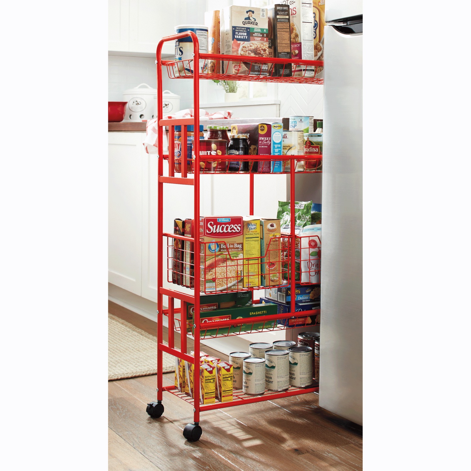 Romann Thin Man Pantry, Kitchen Cart and Microwave Stand | Seventh Avenue