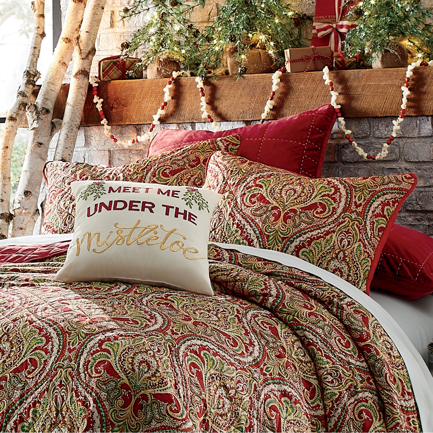 Ruby Oversized Quilt and Sham | Seventh Avenue