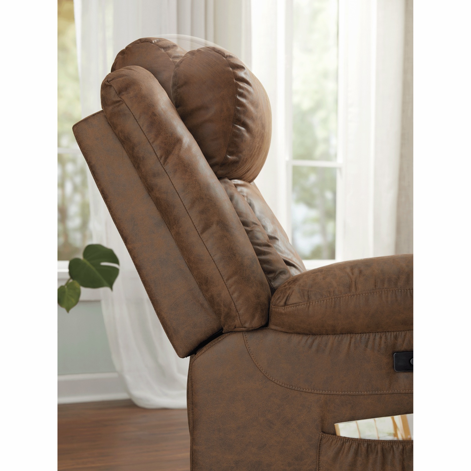 Powered-Headrest Recliner | Seventh Avenue