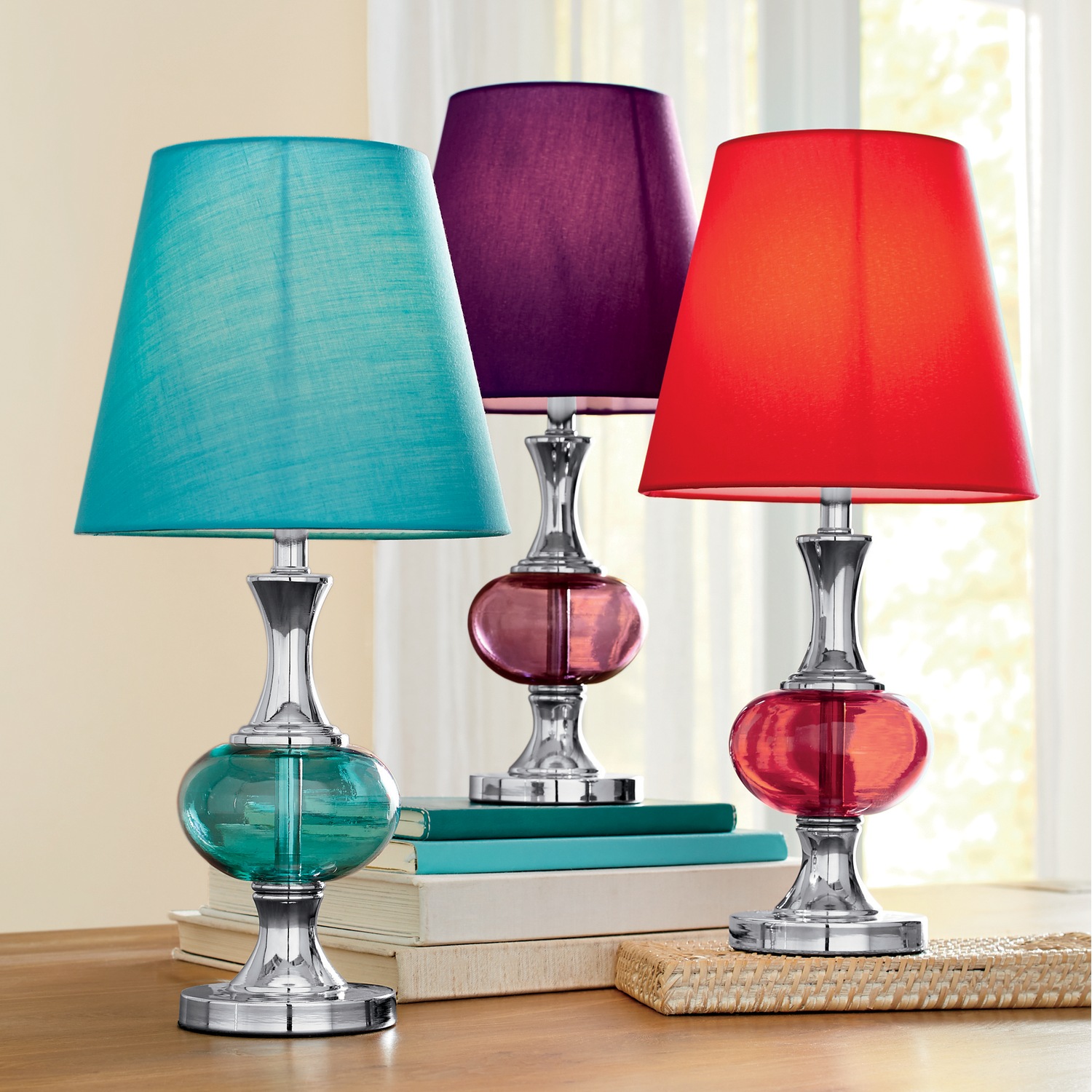 Color Glass Table Lamp | Seventh Avenue