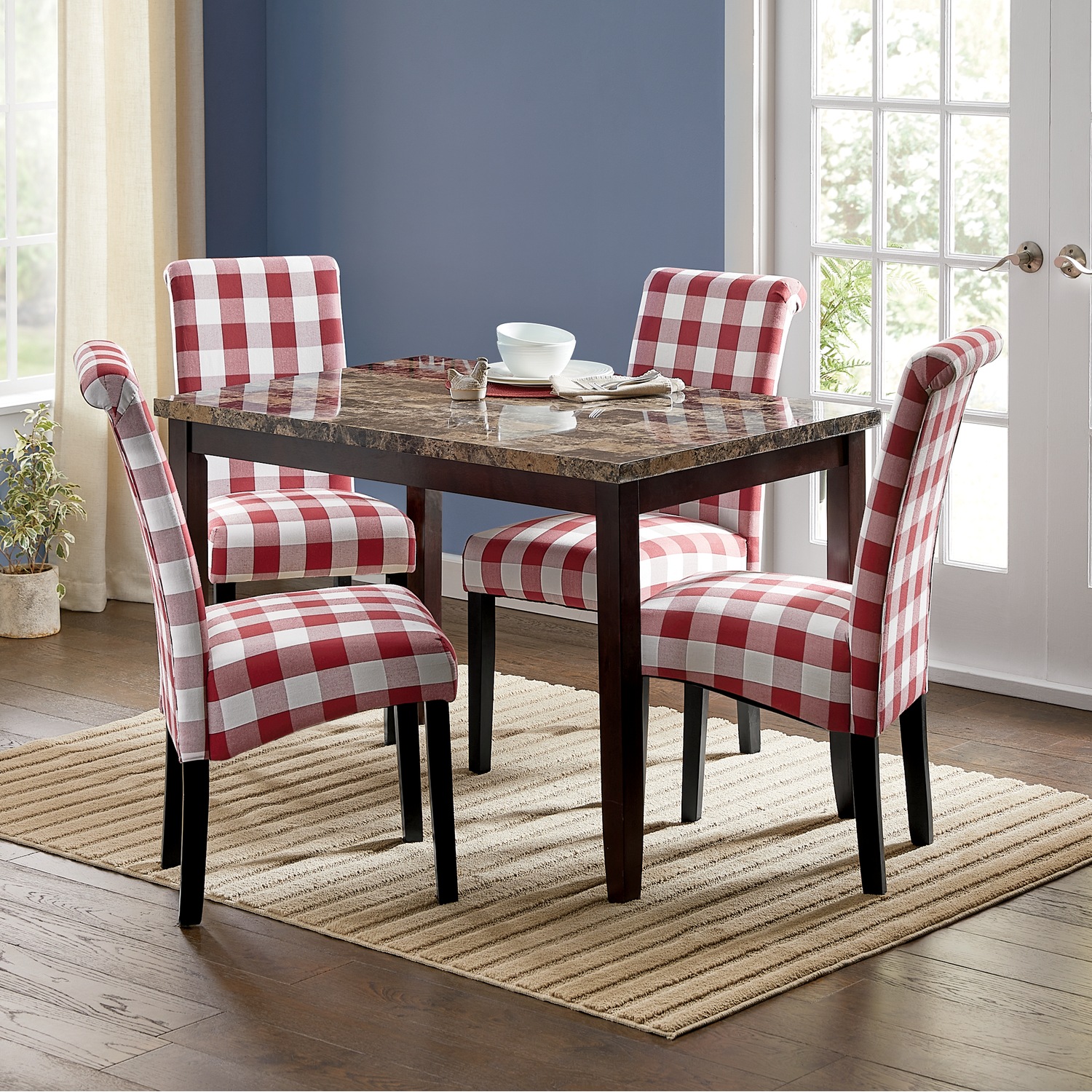 Faux-Marble Dining Table | Seventh Avenue