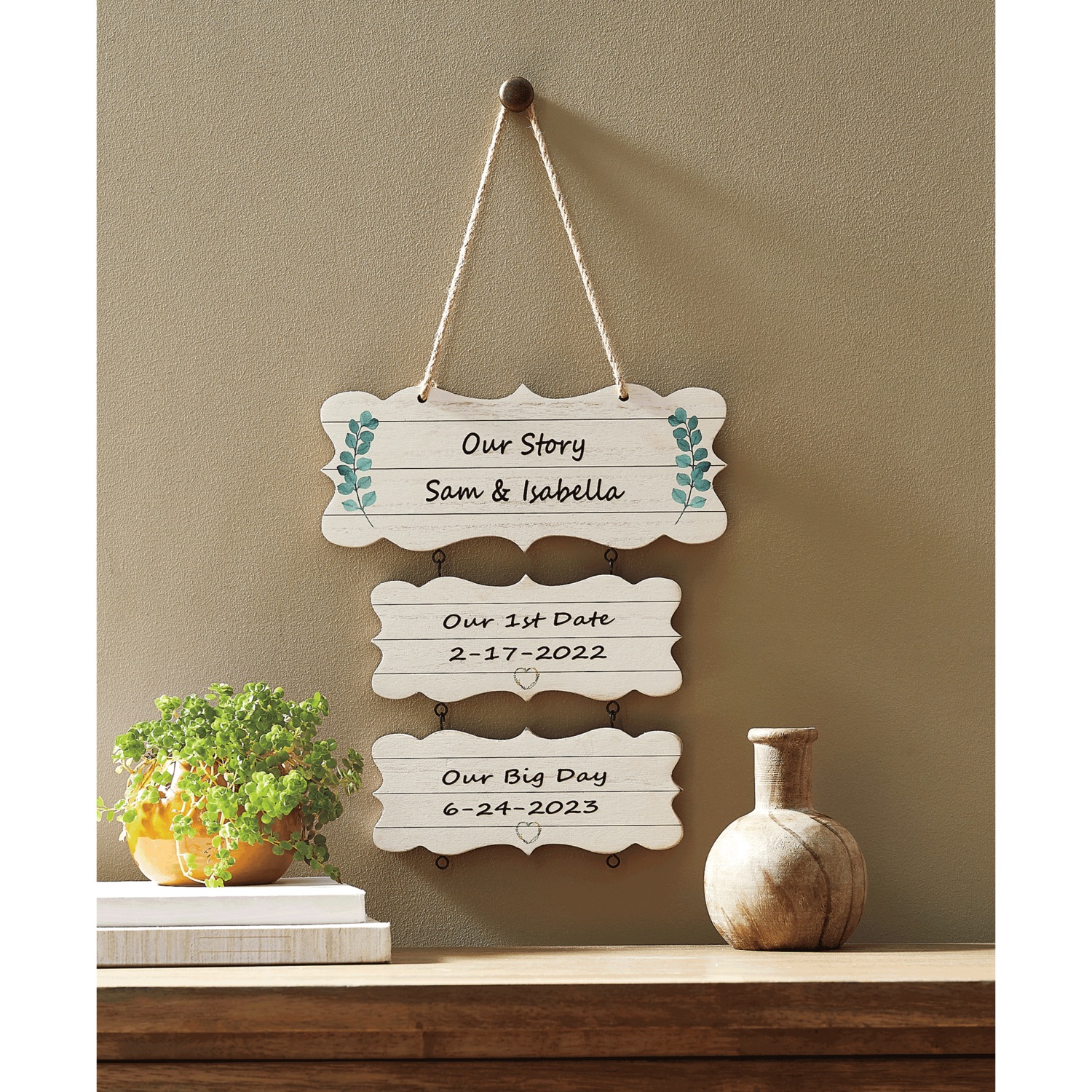 Personalized Our Story Wall Plaque | Seventh Avenue