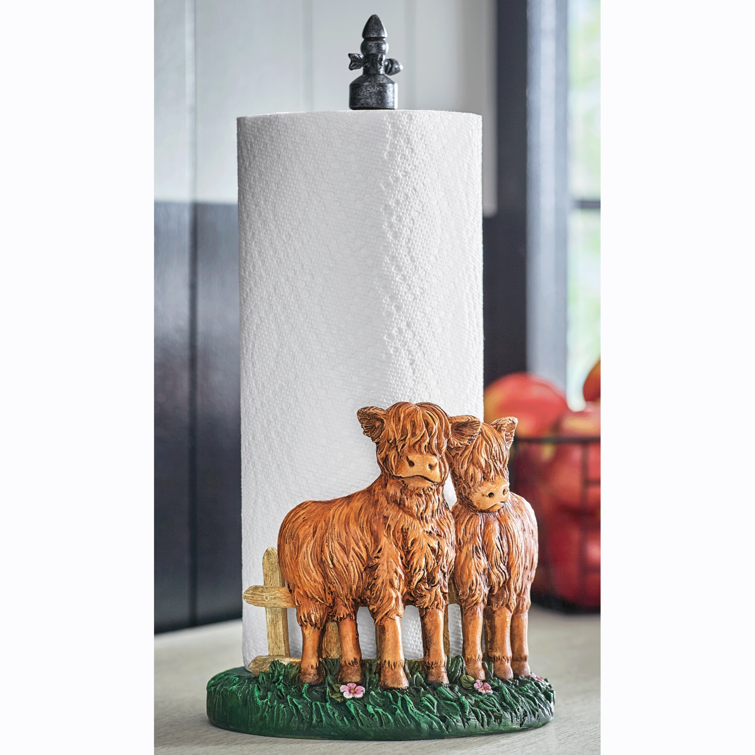 Highland Cow Paper Towel Holder | Seventh Avenue