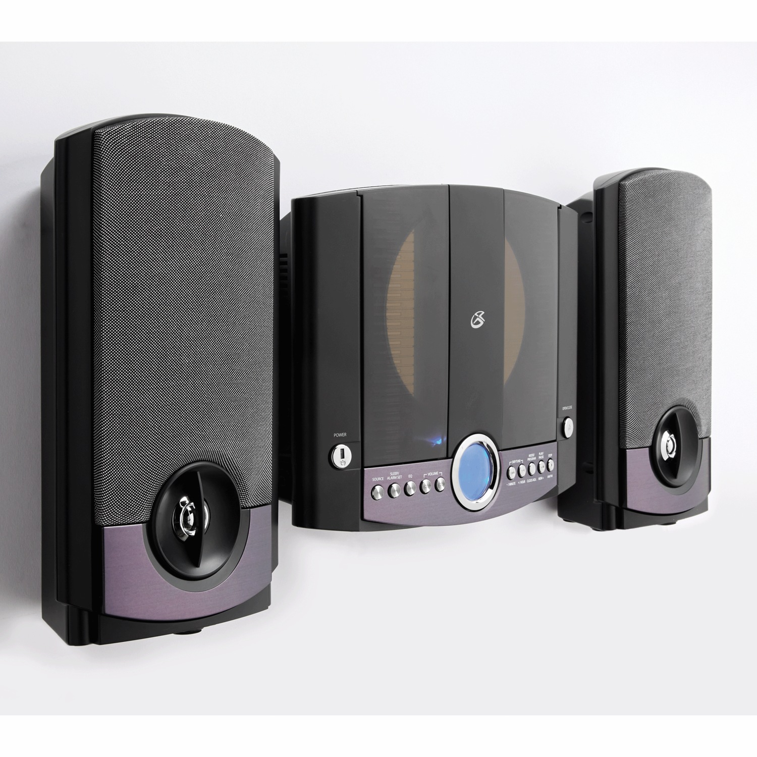 GPX Wall-Mount Home Music System | Seventh Avenue