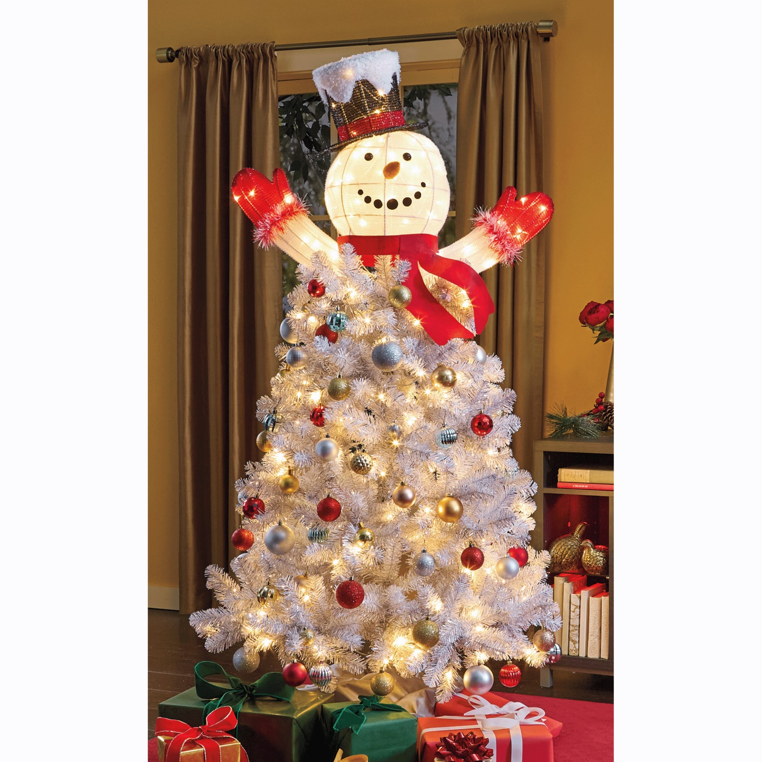 Lit Snowman Tree | Seventh Avenue