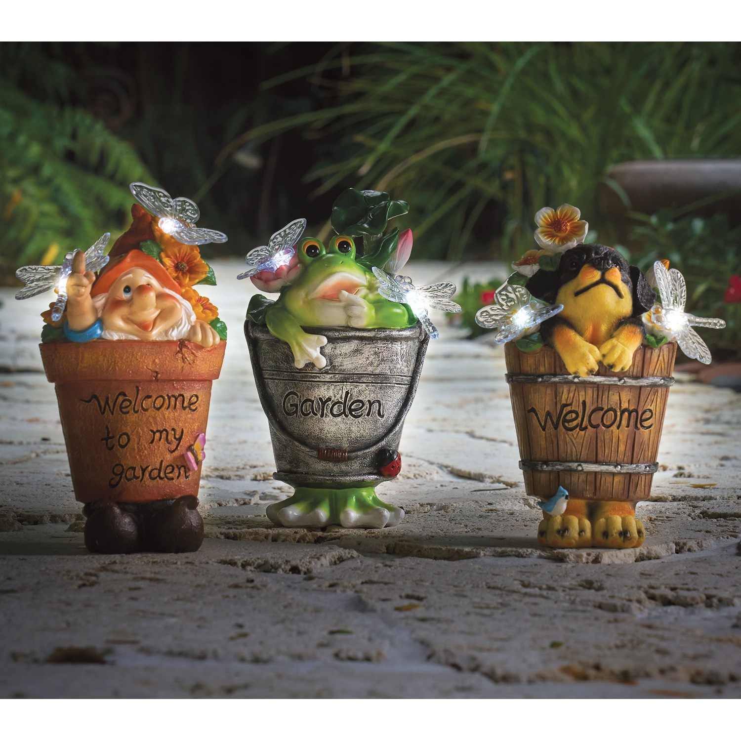 Solar Garden Figurines | Seventh Avenue