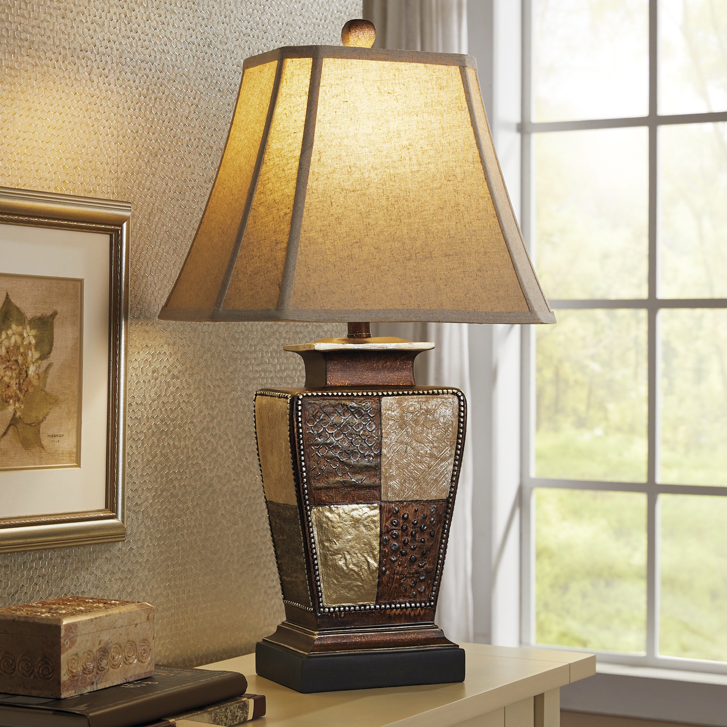Patchwork Table Lamp | Seventh Avenue